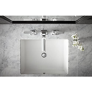 KOHLER K-2882-0 Verticyl Undermount Bathroom Sink, White