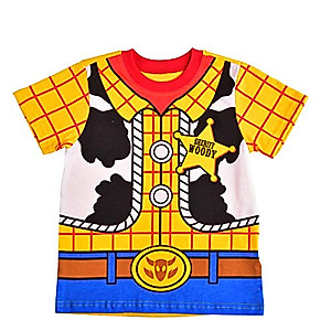 Disney Toy Story Boys Short Sleeve T-Shirt and Pants Set for Toddler and Little Kids