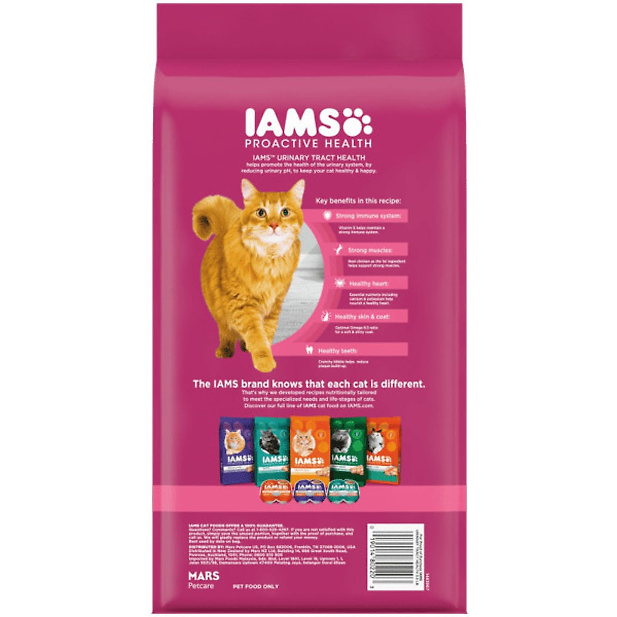 Iams 109105 3.5 lbs Proactive Health Adult Urinary Tract Health Dry Cat Food, Pack of 4 (4 Items)