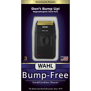 Wahl 7060-700 Bump-Free Shaver Rechargeable Cord or Cordless