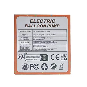 YEPVIE Electric Balloon Pump, Portable 2 Modes Balloon Blower Machine with 14 Balloon Arch Kits, Air Pump for Balloon, Balloon Inflator for Party Decoration