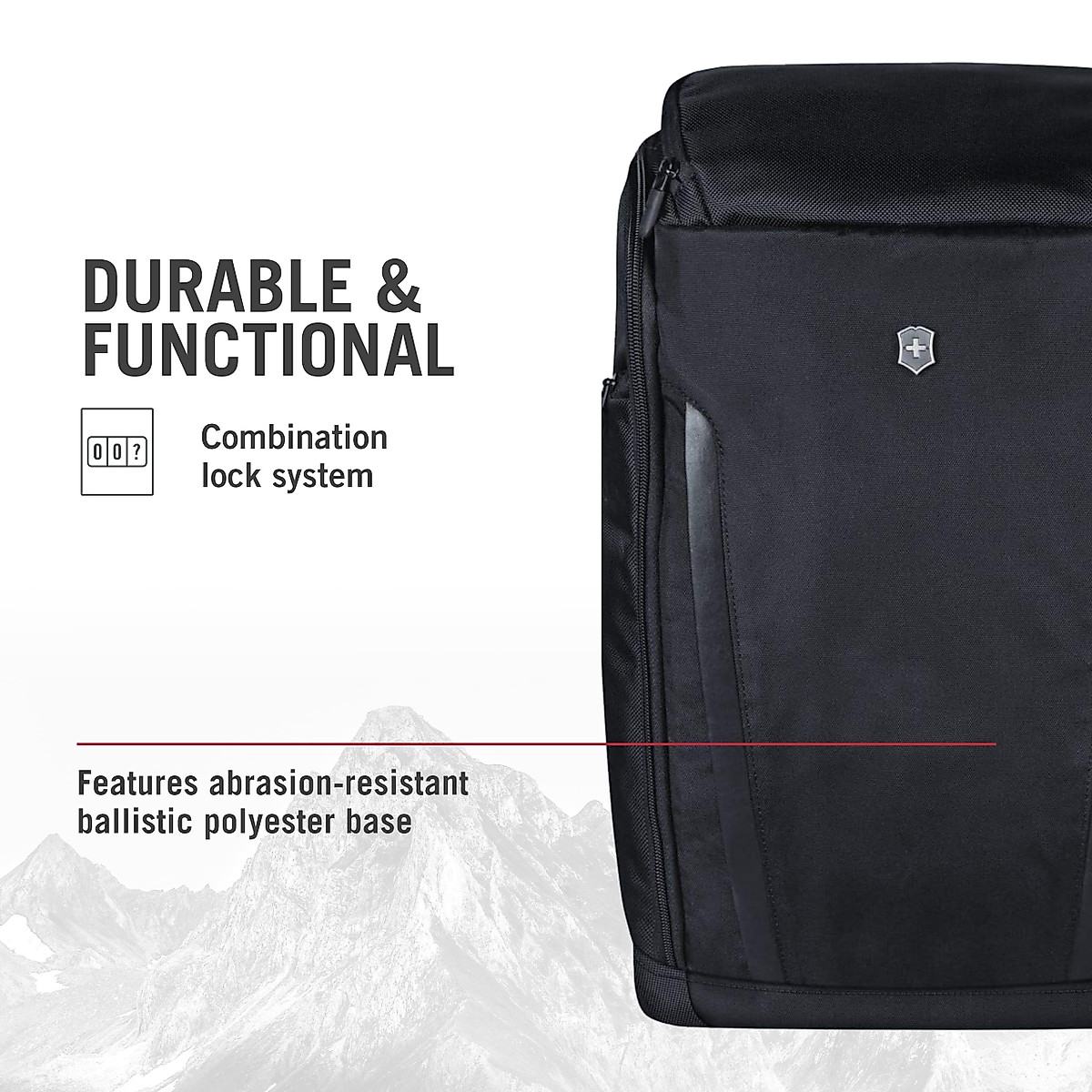 Victorinox Altmont Professional Fliptop Laptop Backpack in Black