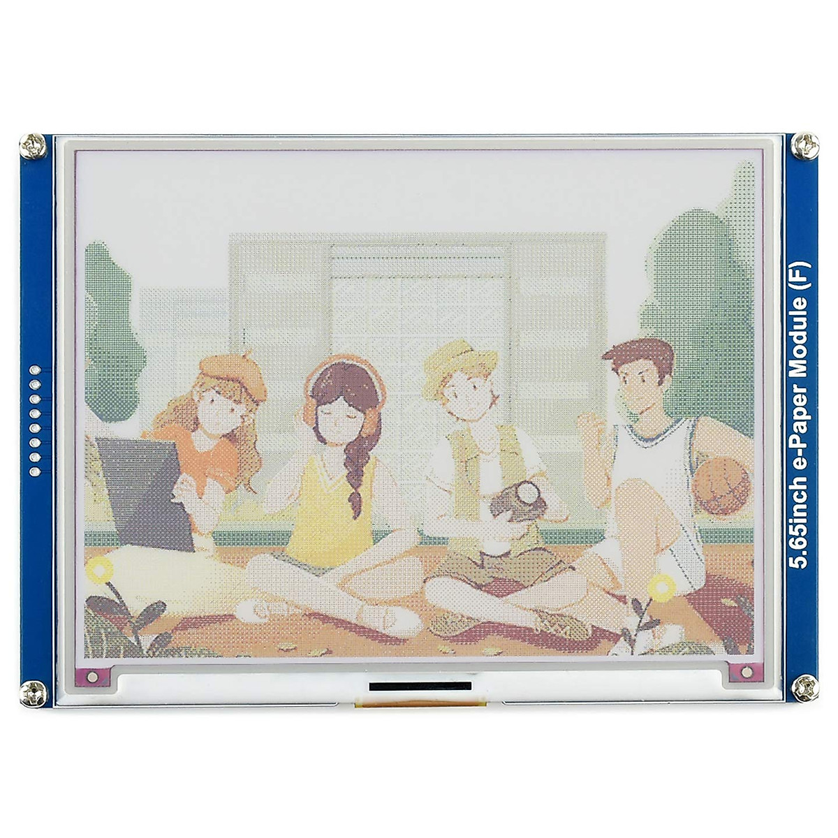 waveshare 5.65inch E-Ink Display HAT 7-Color ACeP E-Paper Display 600x448 Pixels for Arduino,Raspberry Pi 4B/3B+/3B/2B/Zero/Zero W/Zero WH and Jetson Nano