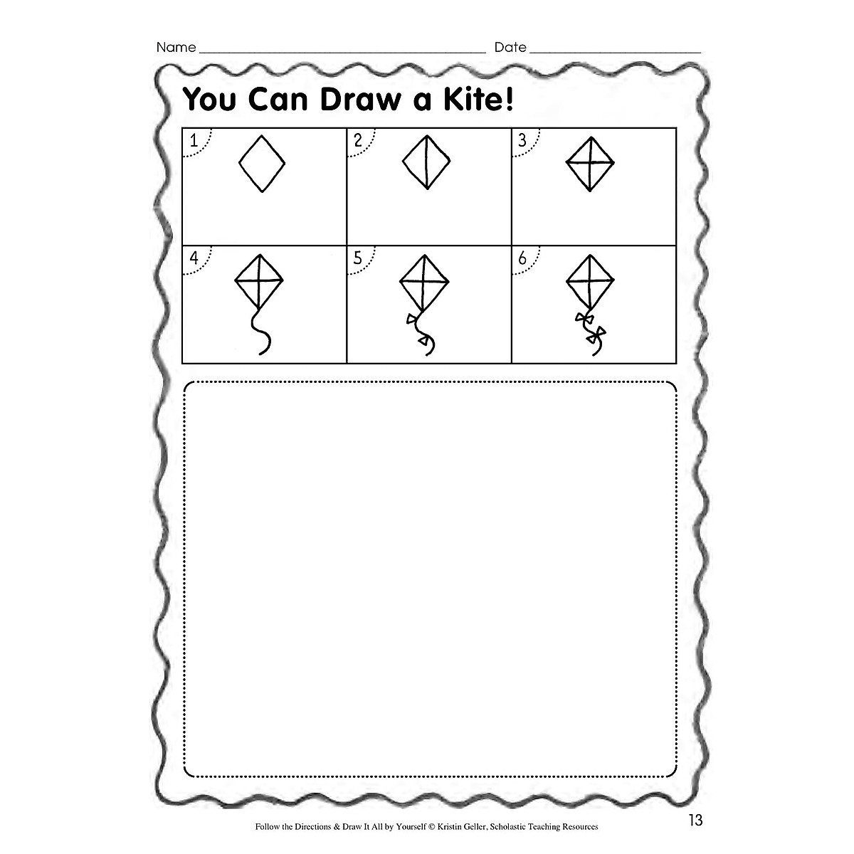 Follow the Directions & Draw It All by Yourself!: 25 Reproducible Lessons That Guide Kids to Draw Adorable Pictures