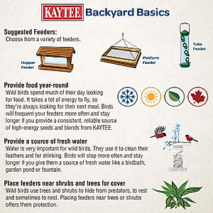 Kaytee Waste Free Blend Wild Bird Food, 10 Pound