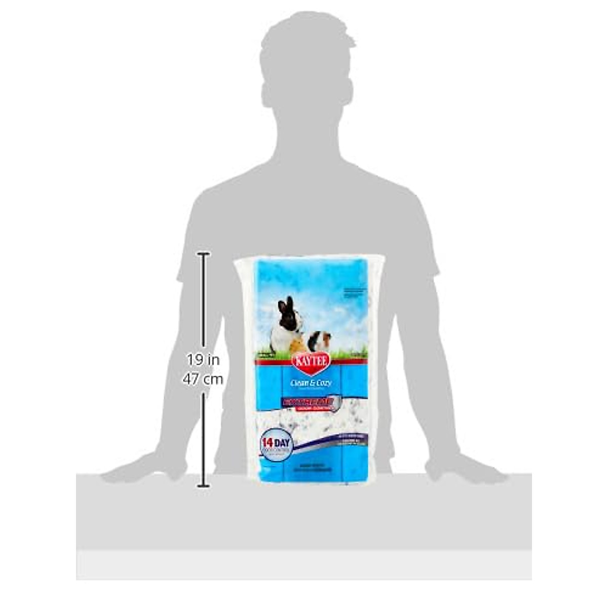 Kaytee Clean & Cozy Extreme Odor Control Bedding for Pet Guinea Pigs, Rabbits, Hamsters, Gerbils, and Chinchillas, 24.6 Liters