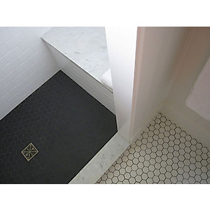 White 2" Hexagon Porcelain Mosaic Floor and Wall Backsplash Kitchen Bath