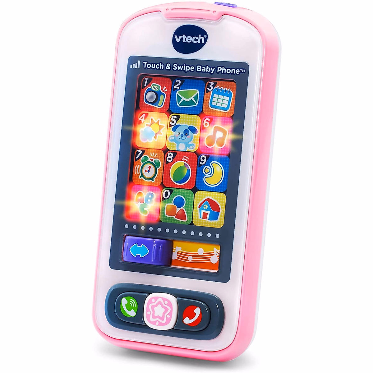 VTech Touch and Swipe Baby Phone, Pink