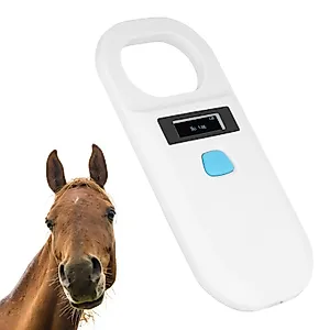 Pet Microchip Scanner, Animal Microchip Reader Pet Chip Scanner Data Storage Microchip Reader Rechargeable Pet Dog Chip Scanner for Dog Animal Poultry Cat Management