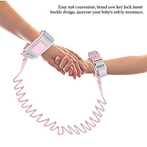 Anti Lost Wrist Link, 6.6ft Harness Strap Rope Backpack Leash Walking Hand Belt Wristband for Toddlers Kids,Baby Bottle Holder, Universal Bag and Other Accessories