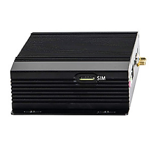 HUNSN Industrial Computer, Fanless Mini PC, Embedded IPC, N3510 N3520, Windows 11 / Linux Ubuntu, BM18, Watchdog, GPIO, WOL, SIM Slot, 2 x LAN, 2 x RS232 422 485, 8G RAM, 128G SSD