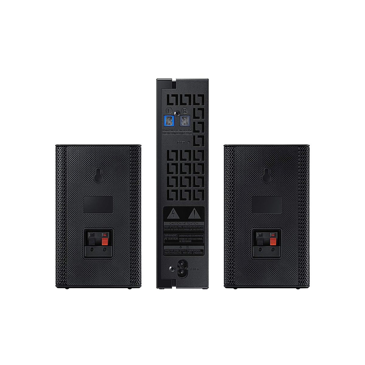 Samsung Electronics Surround Sound bar Home Speaker Set of 2 Black (SWA-9000S/ZA) (Renewed)