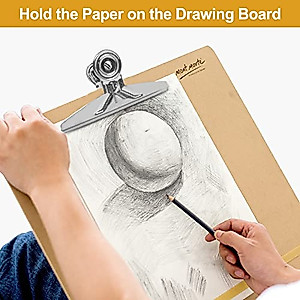 Coideal Extra Large Bulldog Clips - 2 PCS 20cm Jumbo Stainless Steel XL Bull Binder Paper Clip Clamps for Office (Sliver, 7 7/8 Inch)