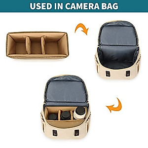 G-raphy DSLR Camera Insert Bag Camera Inner Case for Nikon Sony Canon Panasonic etc, Lenses, Flashes- Make Your Own Camera Bag