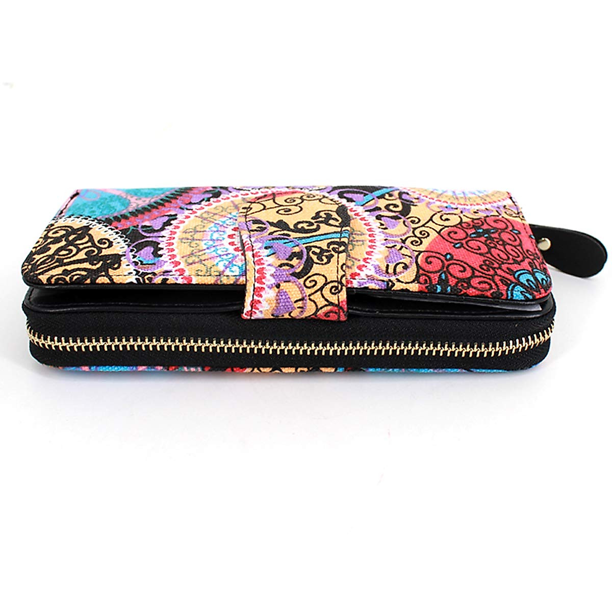 Heidi Bag Women Bohemian Purse Wallet Clutch Canvas Smartphone Wristlets Bag