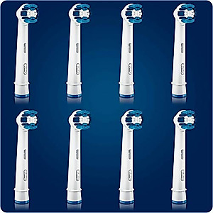 Oral-B Precision Clean Toothbrush Heads Pack of 8 Replacement Refills for Electric Rechargeable Toothbrush