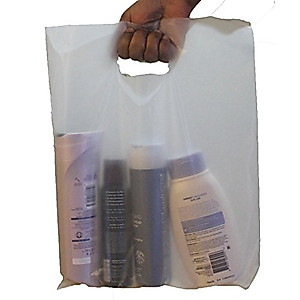 100pcs 12x15 2.5mil Extra Durable Merchandise bags Pick ur Color Die Cut Handle-Frosted finish-Anti-Stretch. For Retail, Party, Handouts and more by Best Choice (Aqua Blue)