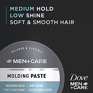 DOVE MEN + CARE Styling Aid Hair Product Medium Hold Sculpting Hair Paste Hair Styling for a Textured Look With A Matte Finish 1.75 oz