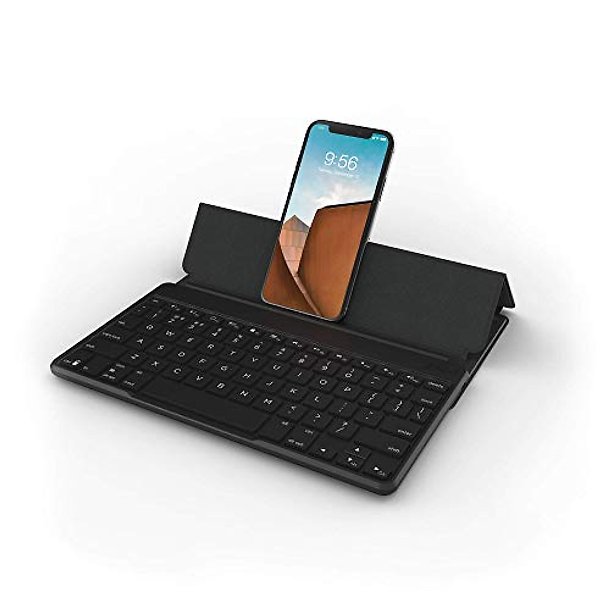 ZAGG Flex - Slim, Portable, Universal Keyboard & Stand Works with Any Bluetooth Device Including Tablets, Smartphones, and Smart TV - Black (103201717)