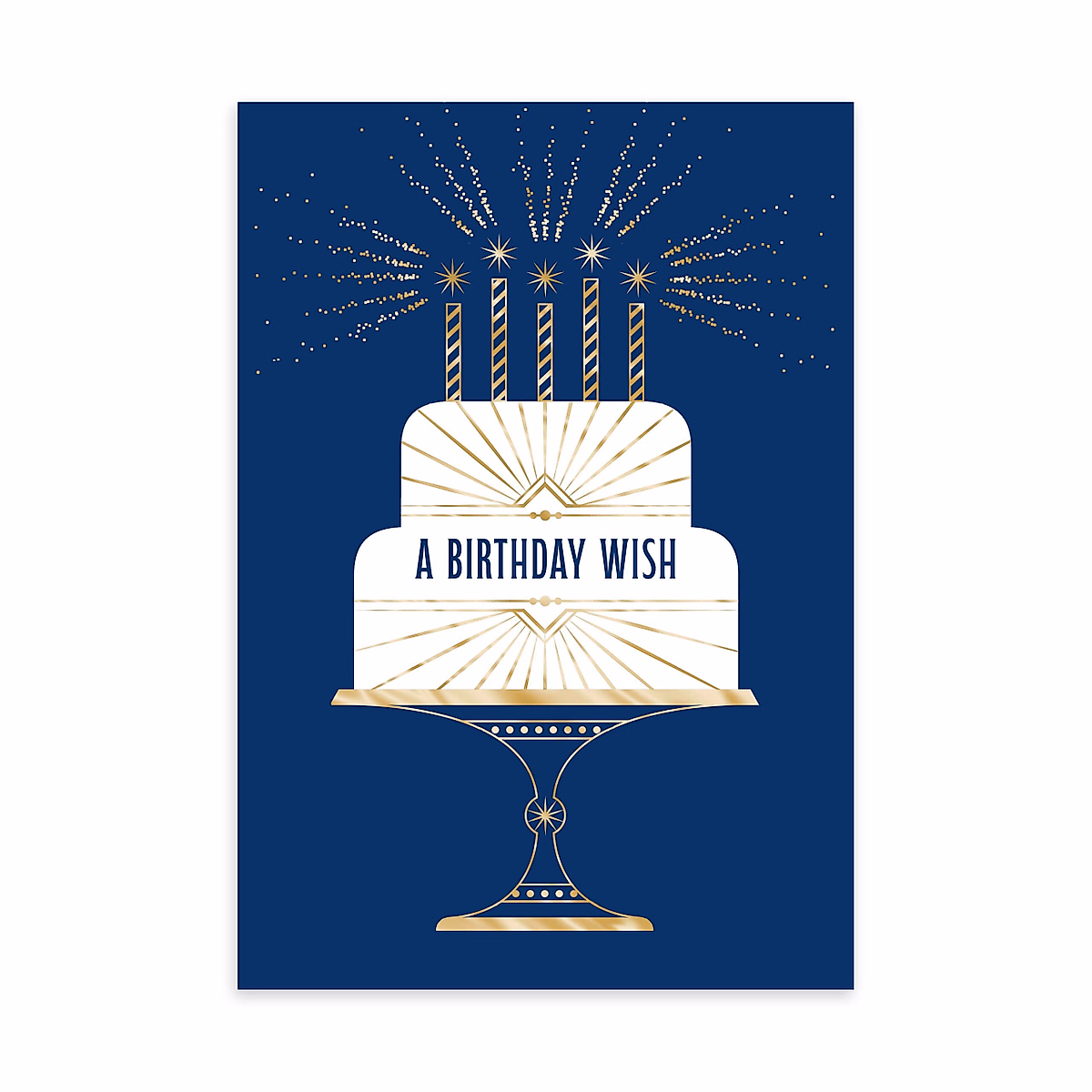 Hallmark Business Bulk 25 Pack Birthday Cards for Employees & Customers (Birthday Wish), 5 x 7 Cards, Message Inside, Envelopes Included