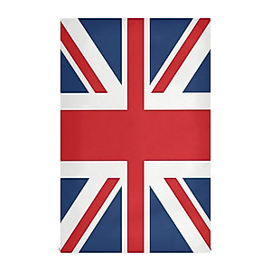 ALAZA British Flag London England Kitchen Towels Dish Bar Tea Towel Dishcloths 1 Pack Super Absorbent Soft 18 x 28 inches