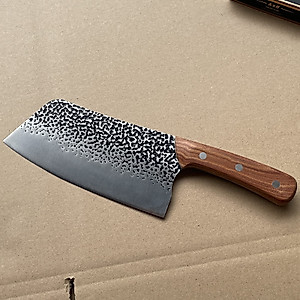 7Inch High Carbon Steel Light Chef Knife Super Sharp Meat Vegetable Cleaver Knife