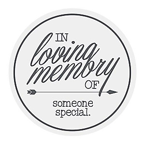 Top Shelf "In Loving Memory" Memory Jar ; Thoughtful Condolence Gift Ideas ; Unique Memorial Gifts ; Keepsakes for Friends and Family ; Kit Comes with 180 Blank Tickets, Pen, and Decorative Lid