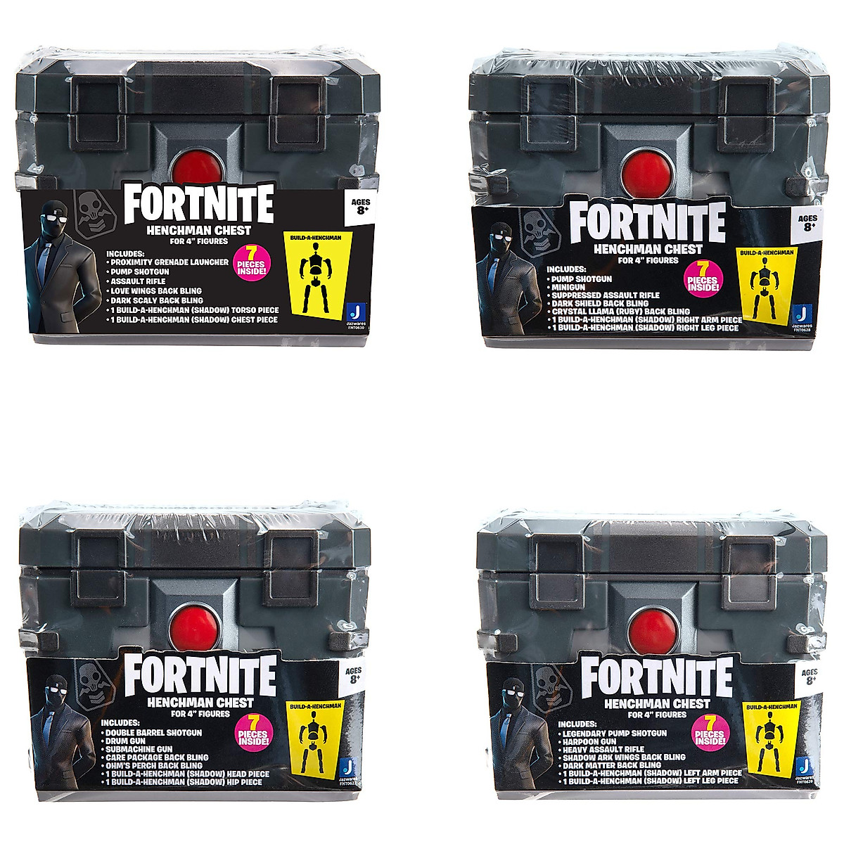 FORTNITE Henchman Chest Collectible Accessory Set