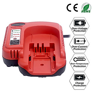 Lasica Replacement for Black & Decker Battery Fast Charger Compatible with Black and Decker 9.6V 12V 14.4V 18V 24V NiCad & NiMh Batteries HPB18-OPE HPB14 HPB12 HPB96 BDCCN24 BDFC240 Firestorm Charger