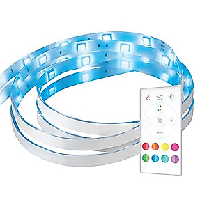 GE LED+ Color Changing LED Light Strip with Remote, Music Syncing Strip Light, 32 Foot