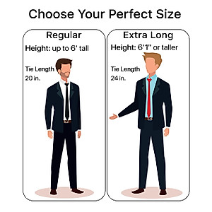 boxed-gifts Clip on Ties for Men - Premium Black Solid Color Clip on Tie