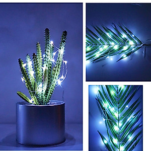 3 Pack Fairy Lights Battery Operated 6.6ft 20 Led Mini String Lights Silver Wire Starry Lights for DIY Wedding Party Festival Halloween Christmas (Cool White)