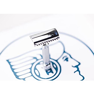 Merkur Mk34c Double Edge Razor with Heavy Duty Short Handle