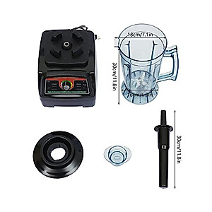 Commercial Countertop Blender, 132 Oz 2800W Heavy Duty Frozen Fruit Juicer Food Processor Machine Ice Crusher Large Smoothie Blender (US Stock)