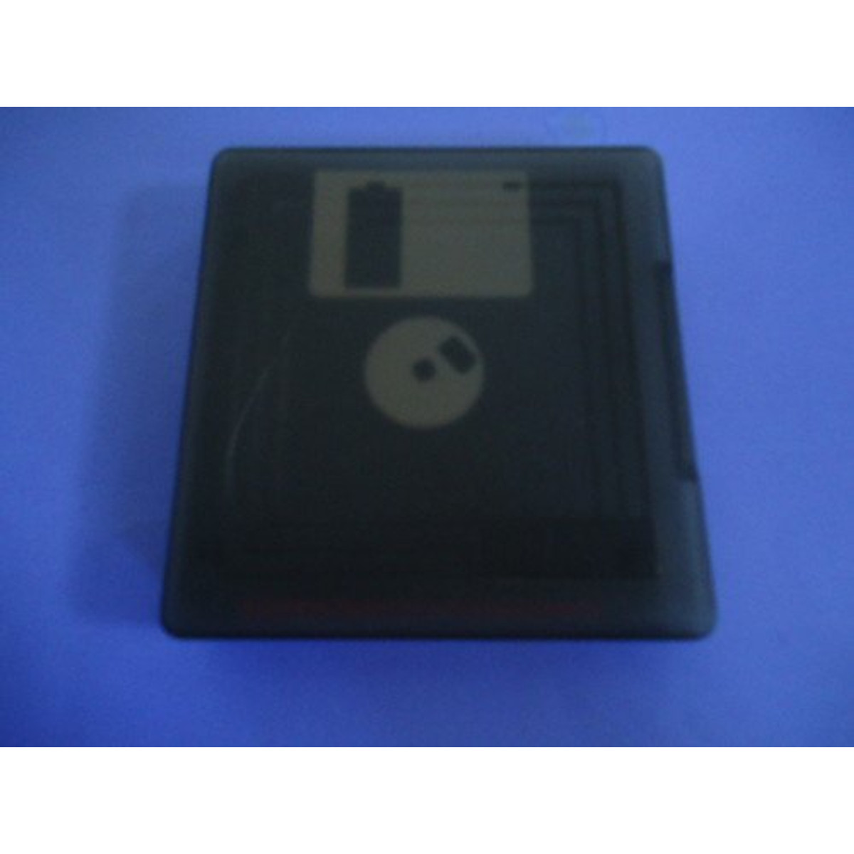 5 (FIVE) - 3.5" FLOPPY PC MAC DISK DISC STORAGE PORTABLE MINI CASE HOLDER - Holds 4 Floppy Disks / Diskettes - GREY