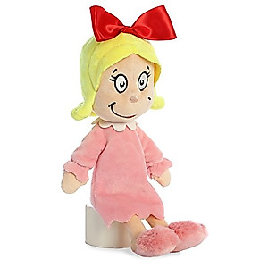 Aurora® Whimsical Dr. Seuss™ Cindy Lou Who Stuffed Animal - Magical Storytelling - Literary Inspiration - Multicolor 12 Inches