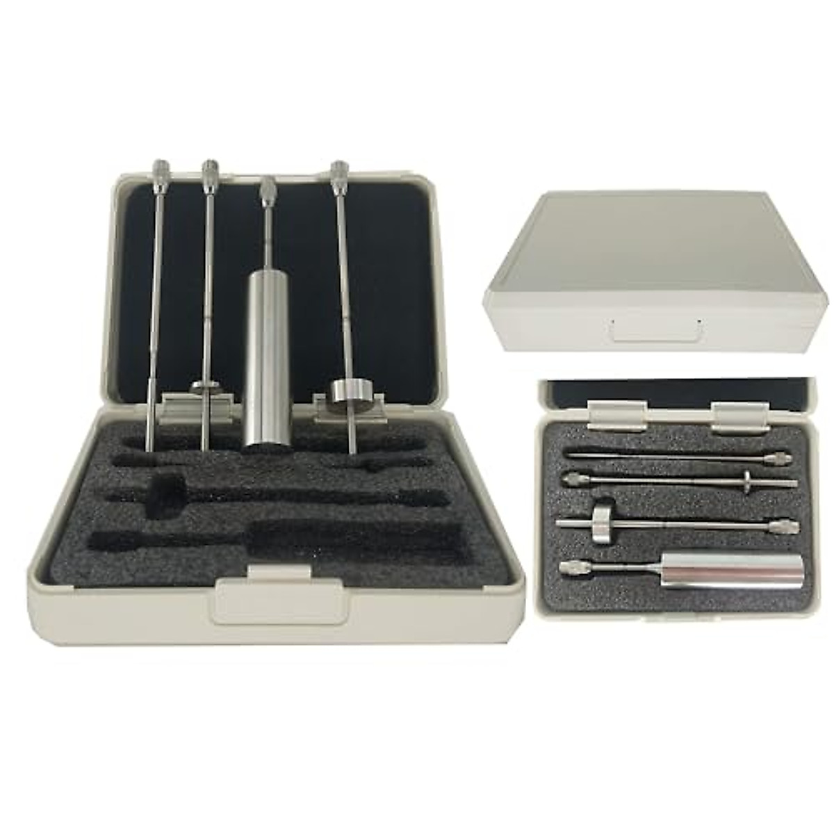 VTSYIQI Viscometer Viscosity Meter Rotor Adapter 1 2 3 4 Rotor for Rotary Viscometer Viscosity Meter Low Viscosity Adapter
