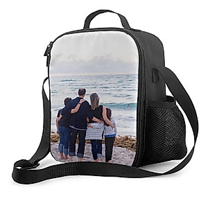 QXYIYBU Personalized Lunch Box for Women Custom Lunch Bag with Container Insulated Lunch Tote Cooler Bag for School Office Picnic