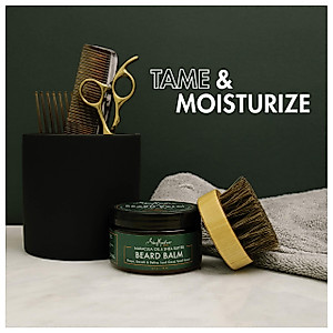 Sheamoisture Beard Balm for a Full Beard Maracuja Oil and Shea Butter to Soften and Shine Beards 4 oz