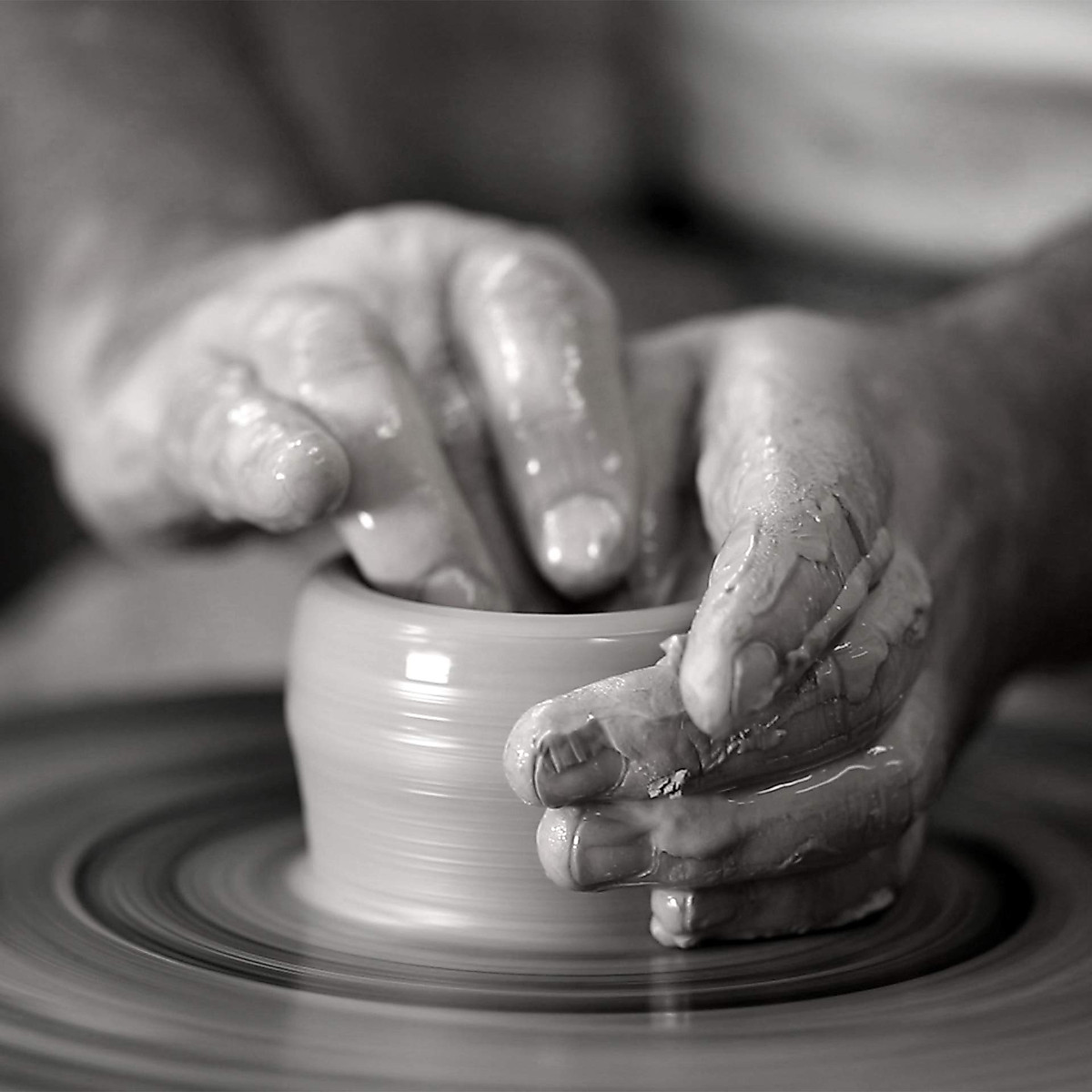 City to Cottage Handmade Light Sky Blue and White Polka Dot Ceramic 2oz/60ml | Espresso Cup Set of 4, Unique Designer Pottery for Coffee Lovers