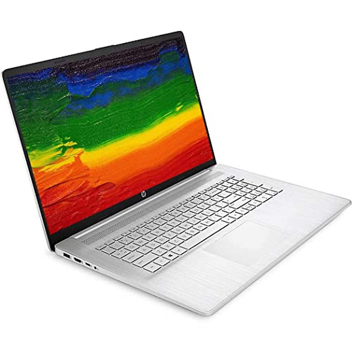 HP Laptops 17inch Touchscreen | Windows11 Laptop Computer | 17.3 Screen | AMD Ryzen 5 5625U | USB Type-C | Wireless AC Wi-Fi | Webcam | Lightweight | HDMI Cable (32GB RAM | 1TB PCIe SSD)