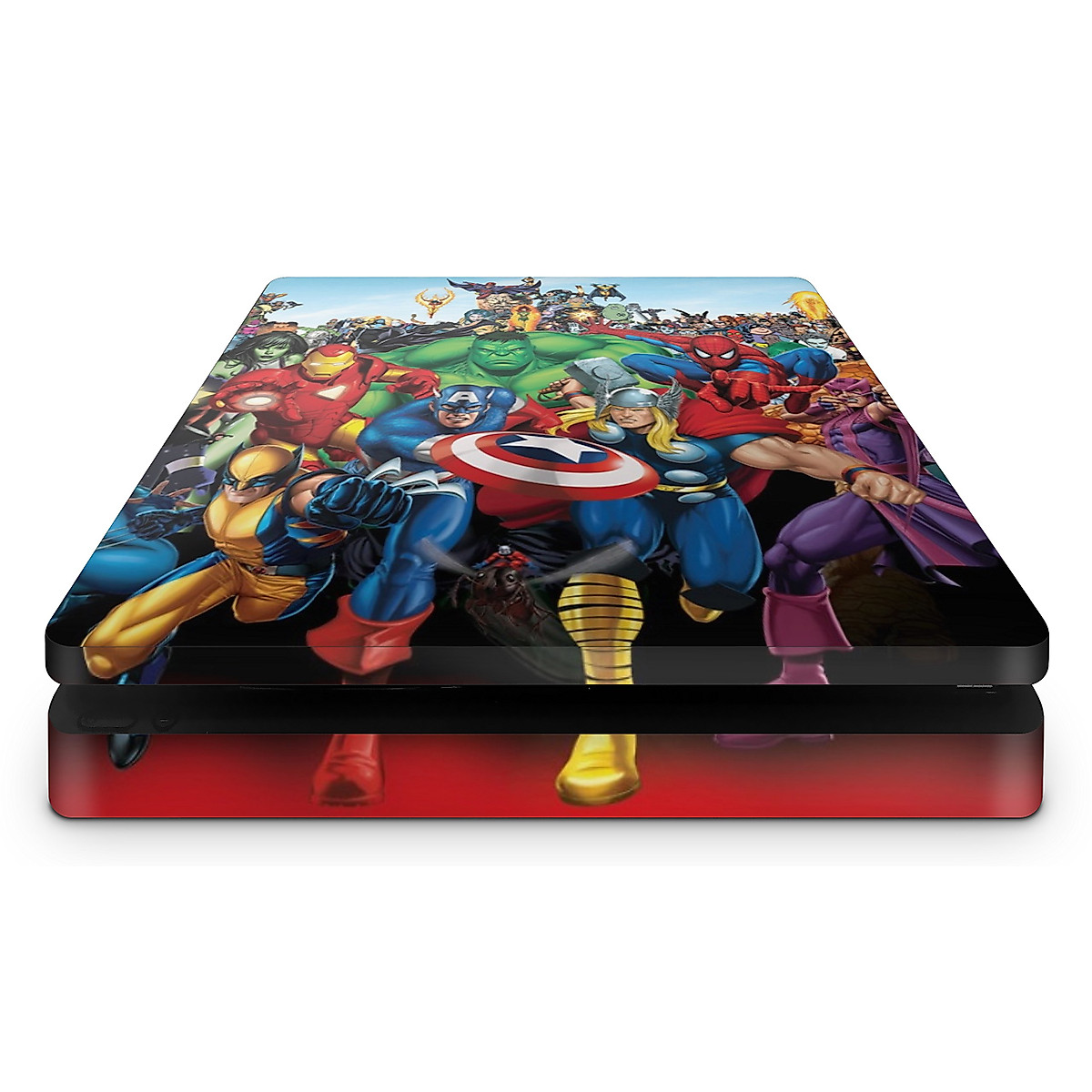 Superhero Skins for PS4 Playstation 4 Slim Console Decal Vinal Sticker + 2 Controller Set