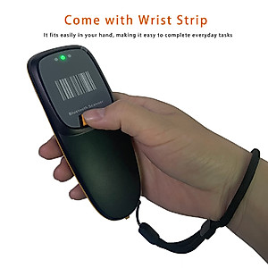 Rabitpos Pocket 1D 2D Barcode Scanner, Handheld Mini QR Code Scanner,3-in-1 Bluetooth & USB Wired & 2.4G Wireless Cordless Image Reader for Windows Tablet iPhone iPad Android POS System