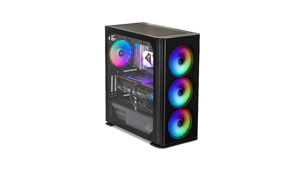 YEYIAN ODACHI Gaming PC Ryzen 9 7900X3D 5.70 GHz Desktop Computers ...