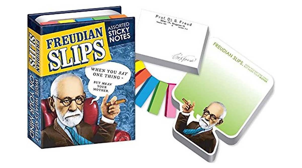 Freudian Slips Sticky Notes - Perfect Gift for Psychologists