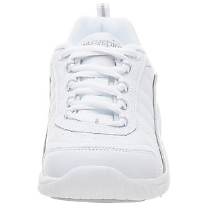 Easy Spirit womens Punter Sneaker, White 130, 7.5 US
