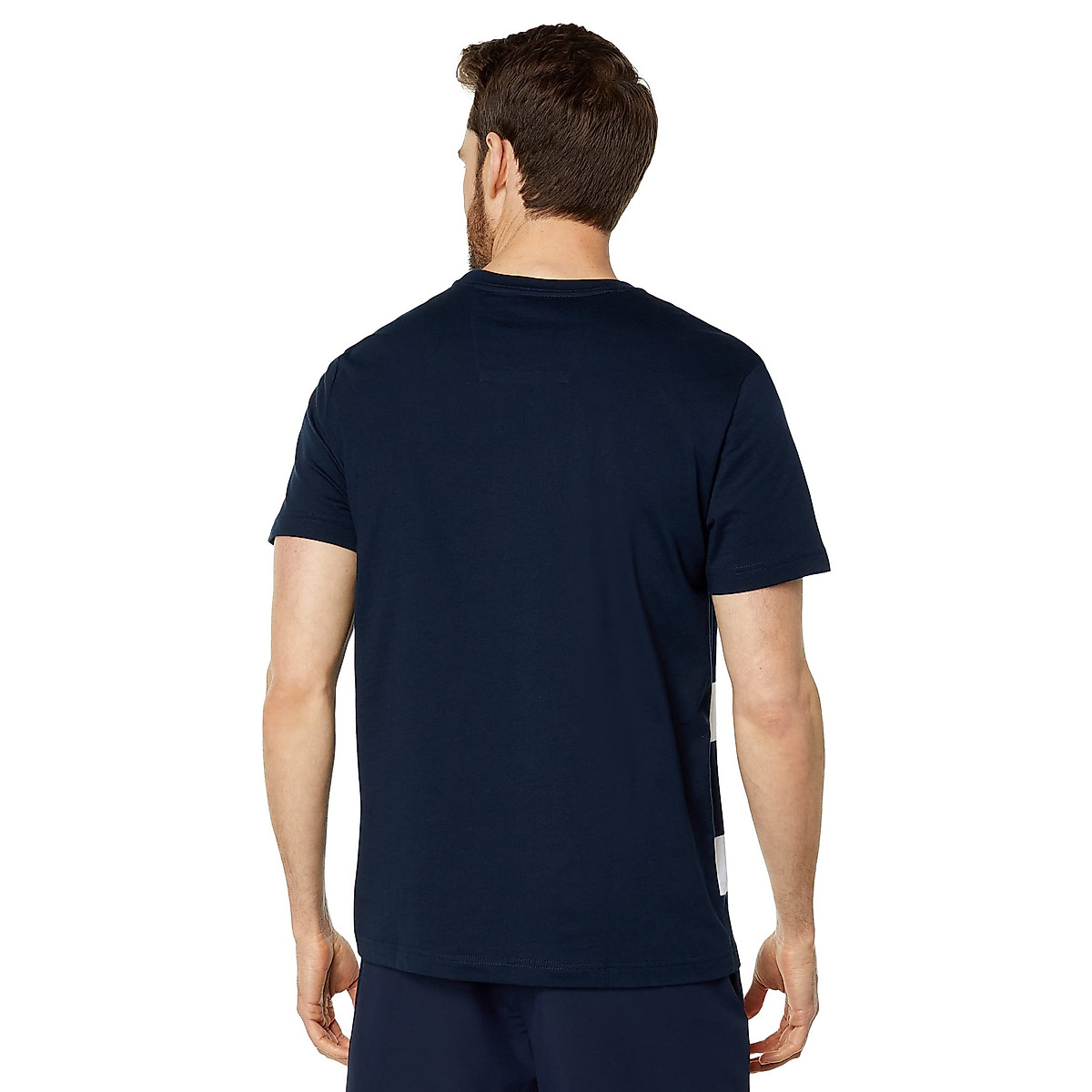 Nautica Men's Striped Crewneck T-Shirt, Navy
