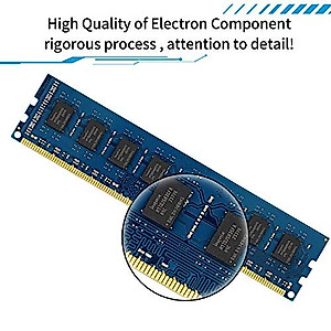 DDR3L 1600MHz Udimm Ram 8GB Kit (4GBX2) PC3L-12800/PC3L-12800U 4GB CL11 240 Pin Non ECC Unbuffered 1.35V/1.5V Desktop Computer Memory Ram Module Upgrade