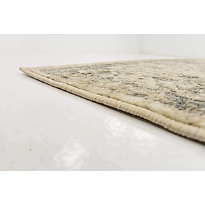 Unique Loom Tuareg Collection Vintage Distressed Traditional Area Rug, 8' x 10' Rectangle, Beige/Brown