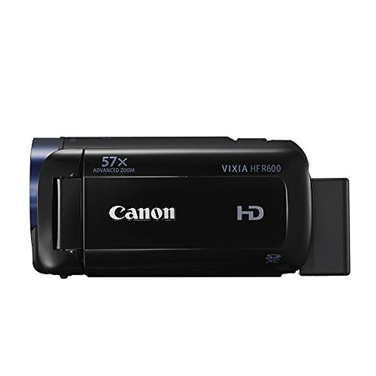 Canon VIXIA HF R600 Full HD Camcorder with 3 inch Touchscreen and 57x Advanced Zoom - Black (Renewed)